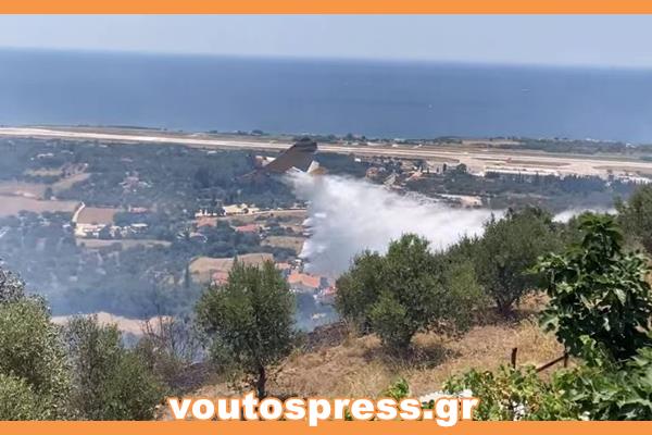 Φωτιά στην Λακήθρα (εικόνες/video) – Voutospress Kefalonia